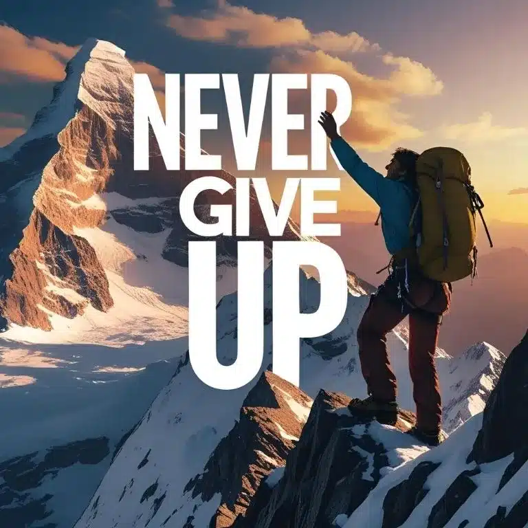 80+ Never Give Up Quotes with a Twist of Humor